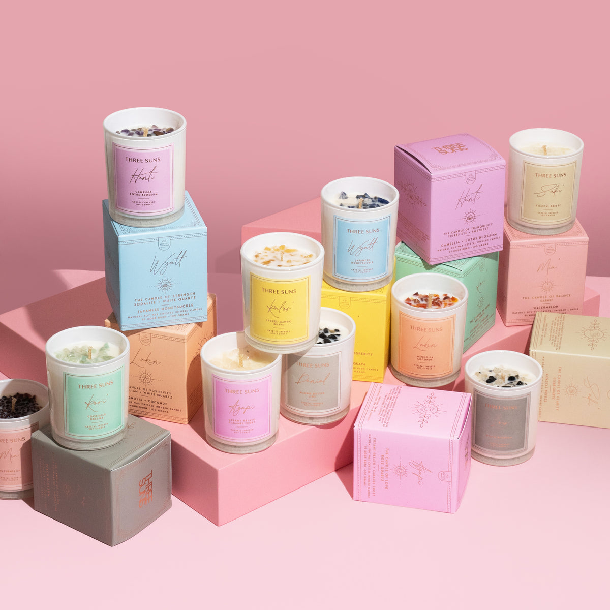 Agapi' | Mini Candle of Love | Creamy Vanilla Gelato & Caramel Frostin