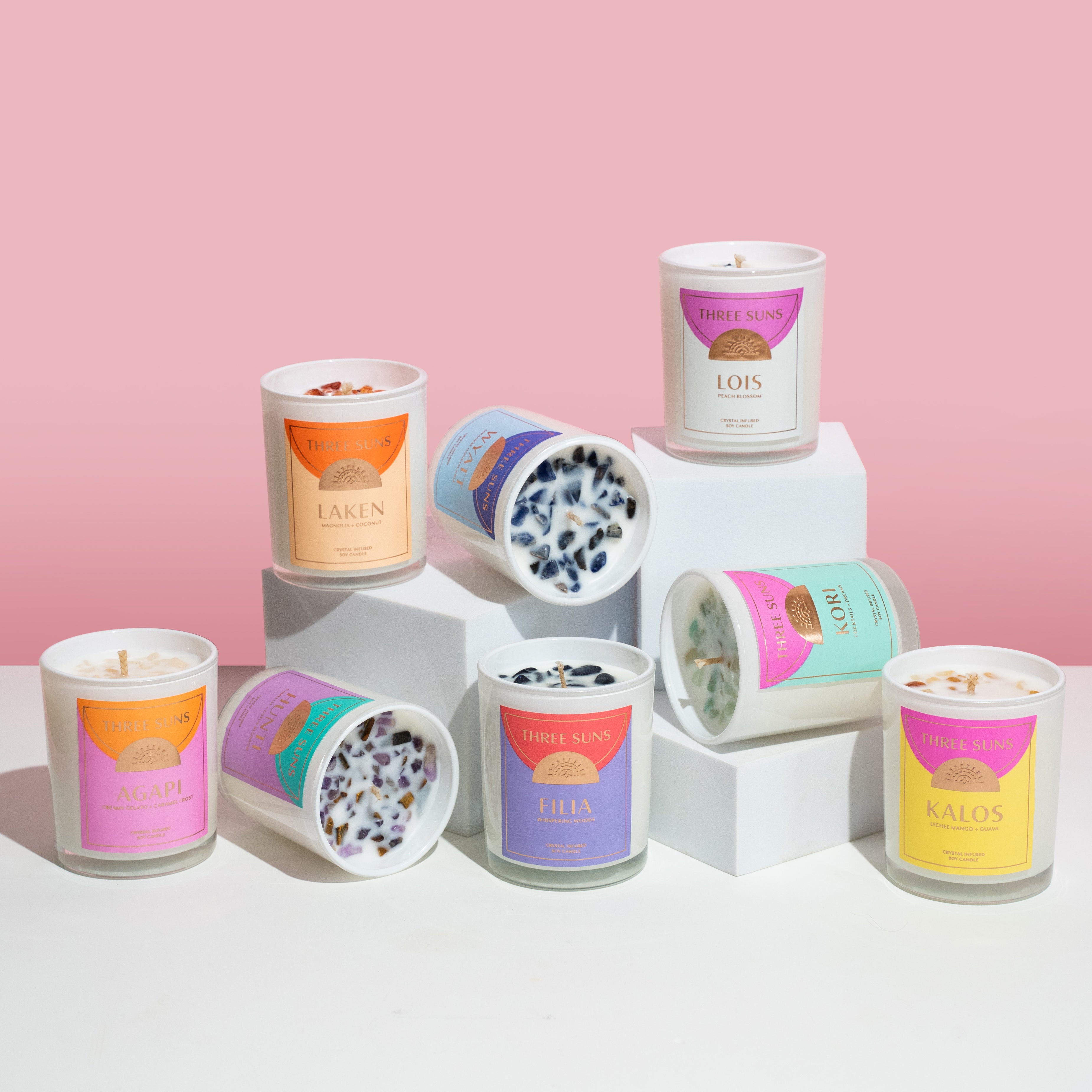Filia The Candle for Friendship - Strong Scented, Crystal Infused Candles from Sydney Gift Shop ...