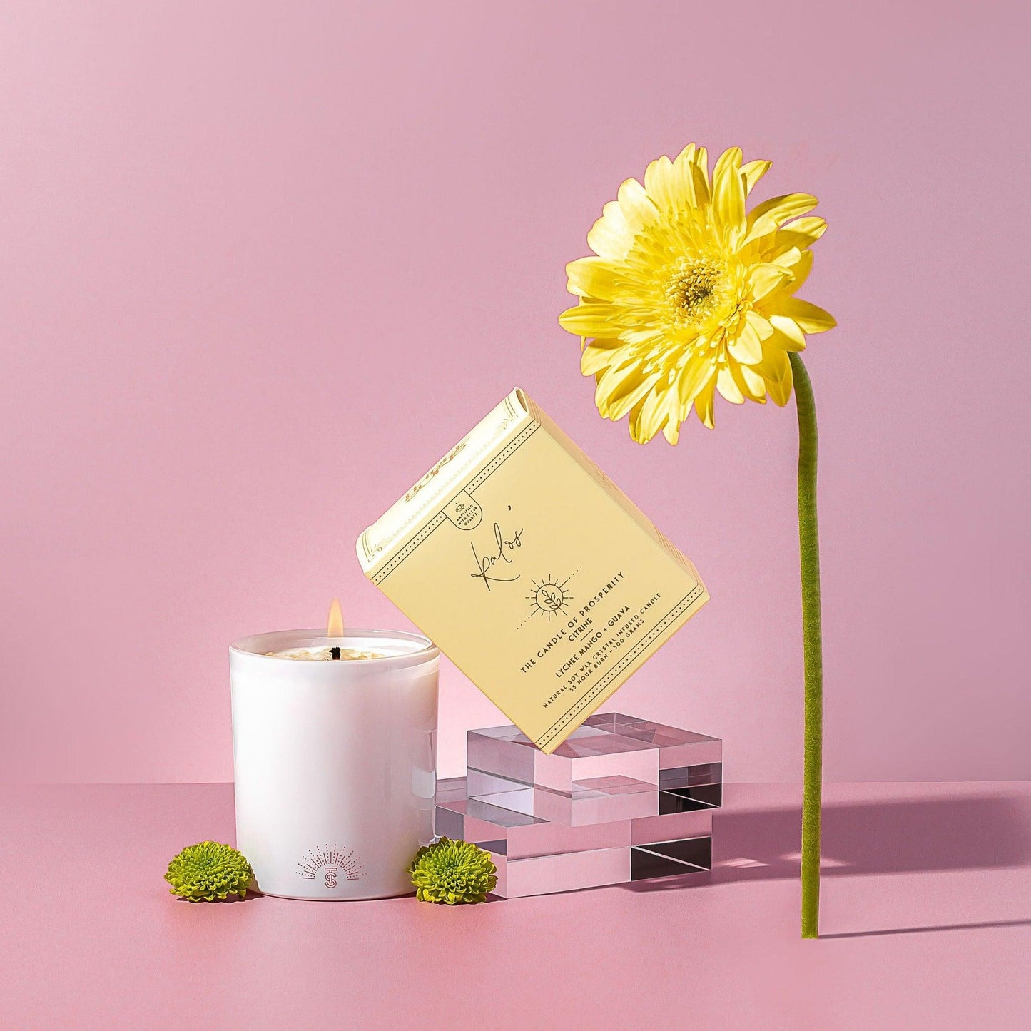 Crystal Infused Candles, Sydney Australia - Three Suns Candles